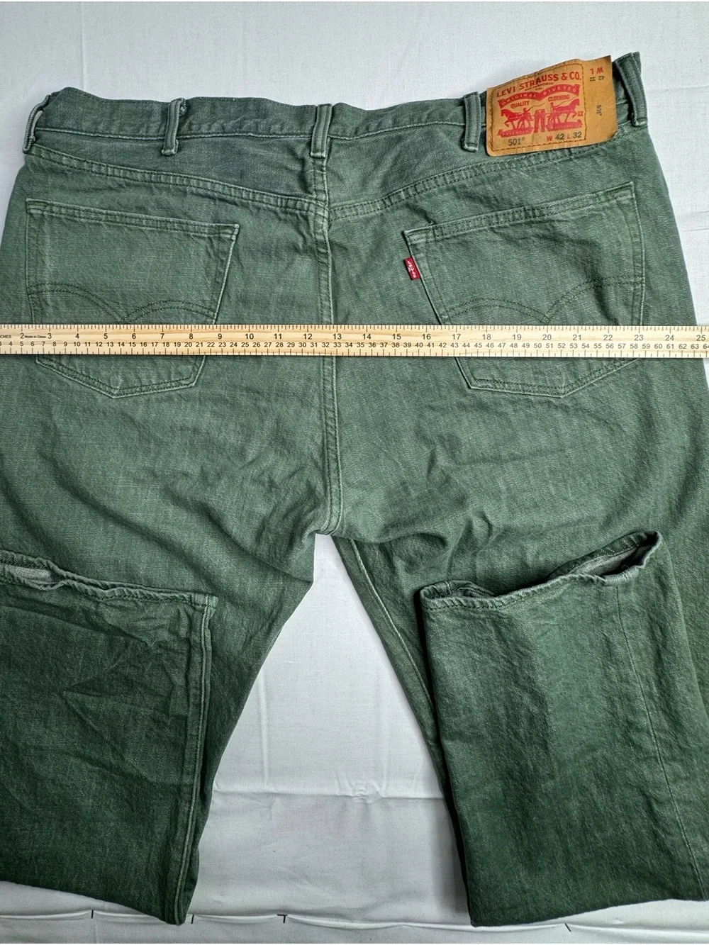 Levis Strauss | Jeans | Slim Straight Mens Jeans In Olive Green | Poshmark